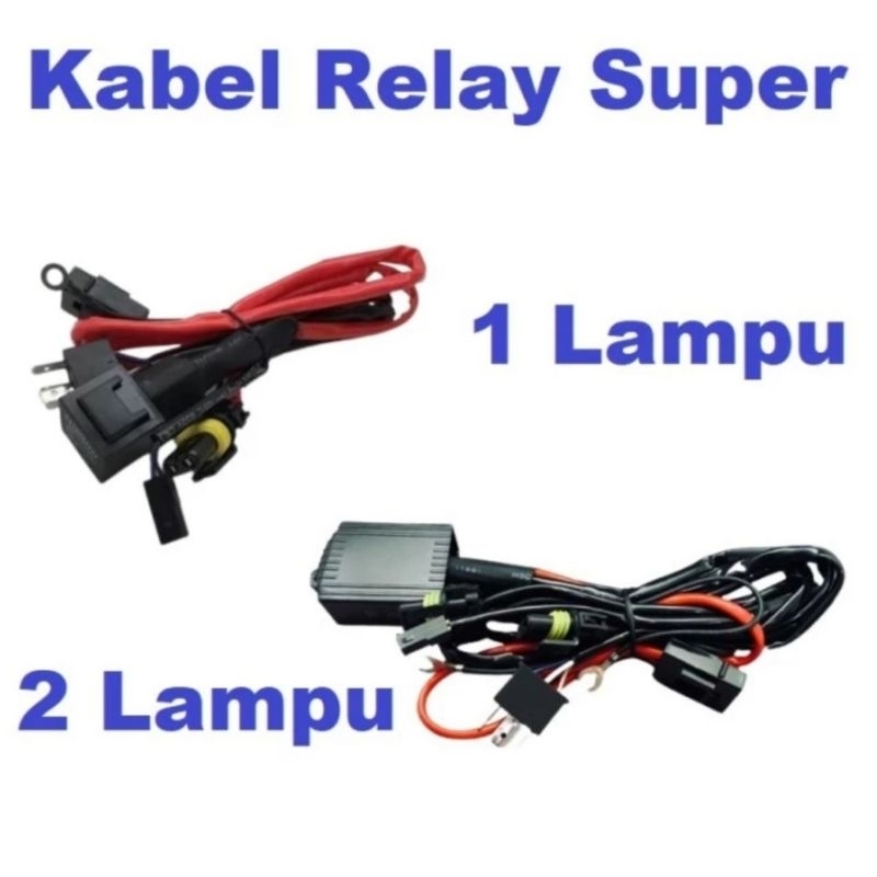 Jual Relay Set HID 12Volt Mobil Bisa untuk Kiri-Kanan Bisa Untuk Biled ...