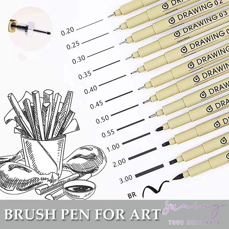 Jual Brush Pen Soft Tip - Art Markers Hard Tip/soft tip marker for art ...
