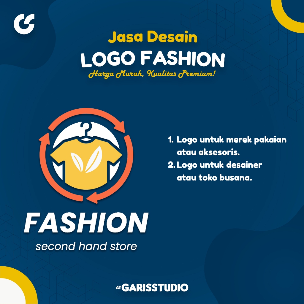 Jual Jasa Desain Logo Profesional | Design Logo Premium Untuk Fashion ...
