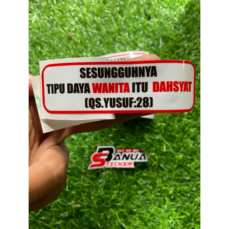 Jual Sticker Sesungguhnya tipu daya wanita itu dahsyat | Shopee Indonesia