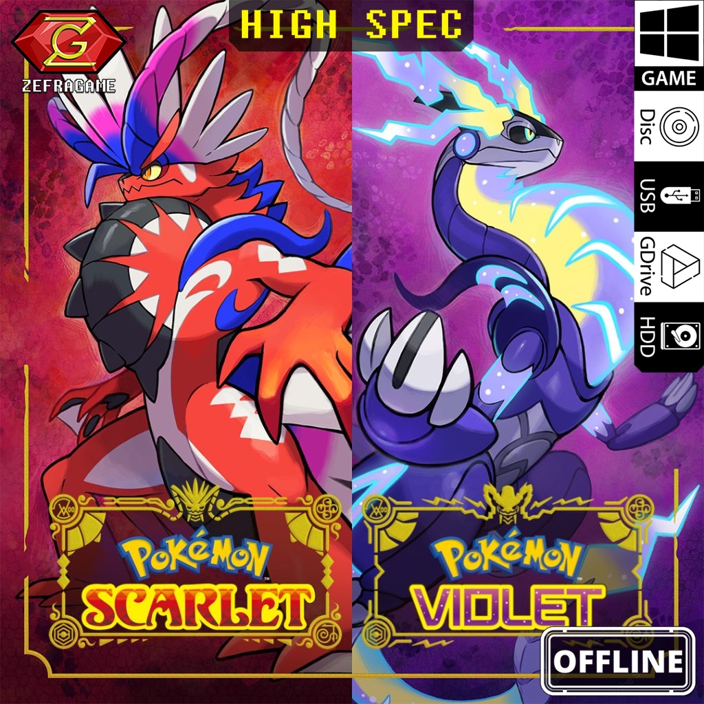Jual Pokemon Scarlet + Pokemon Violet Double Pack (Ryujinx Emu) PC Full ...