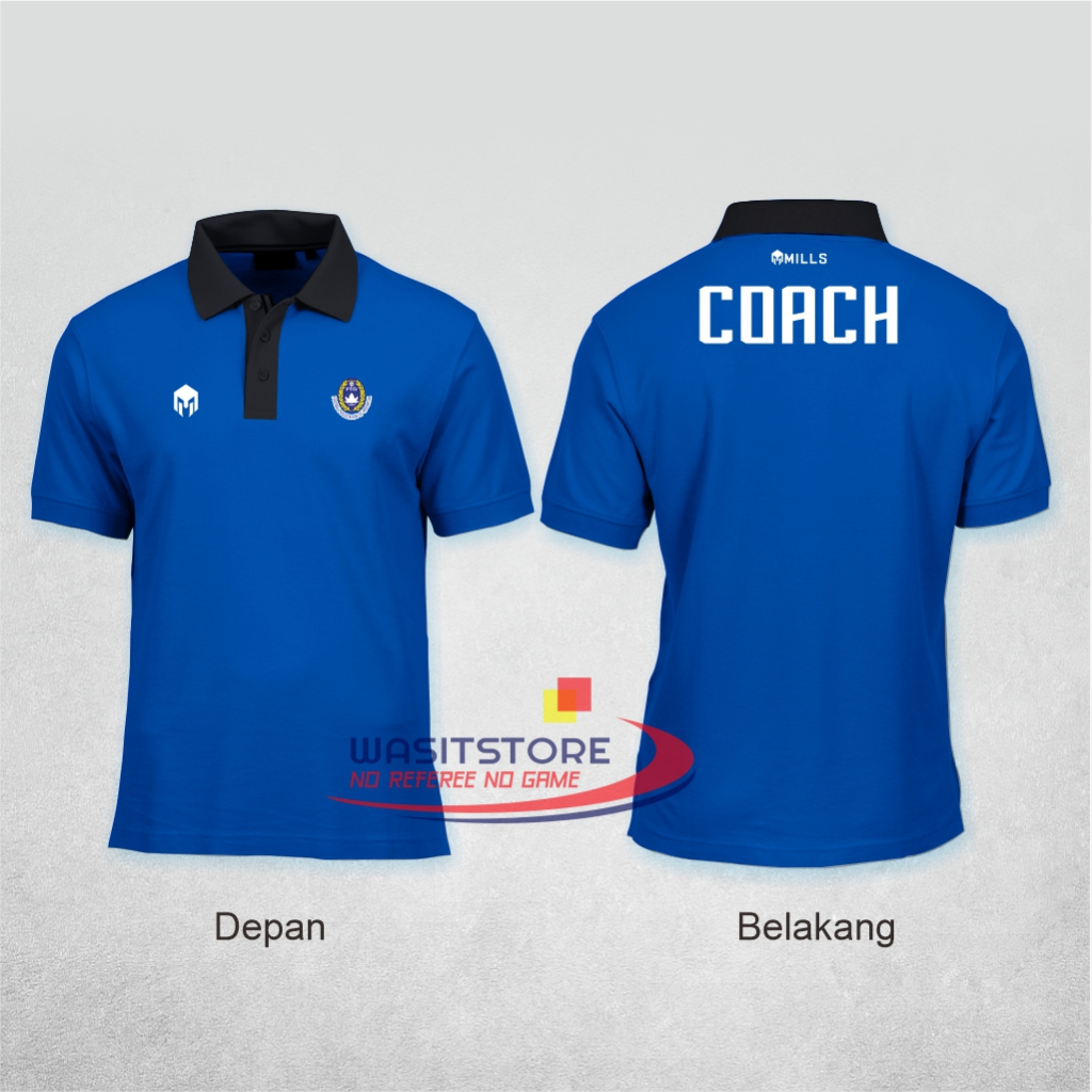 Jual JERSEY KERAH POLO T - SHIRT / BAJU WANGKI HARIAN COACH - BIG SIZE ...