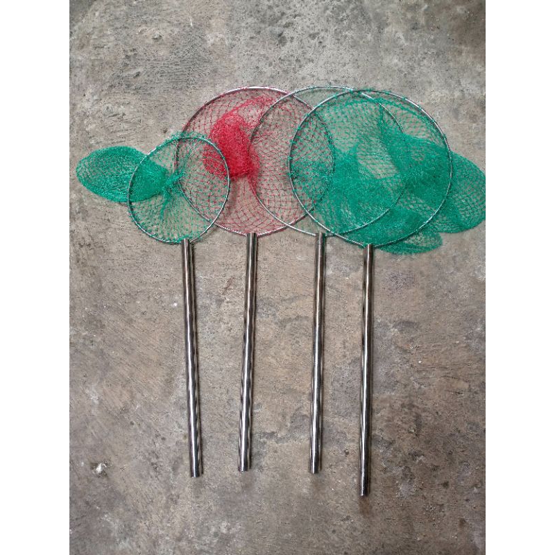Jual Jaring serokan ikan siap pakai/serok ikan full stainless | Shopee ...
