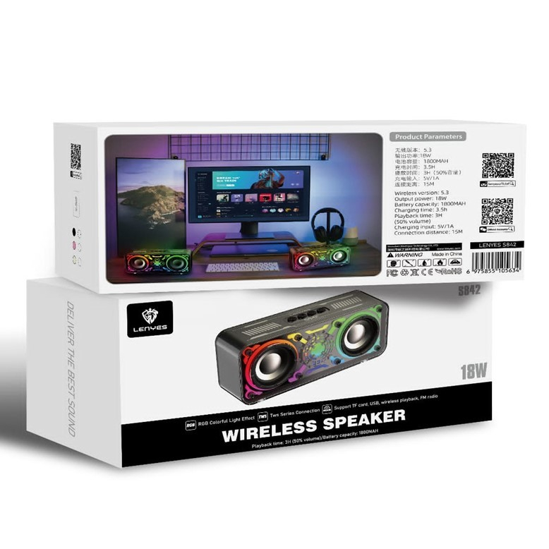 Jual Speaker Bluetooth LENYES S220 S-220 Mini Transparan Wireless ...