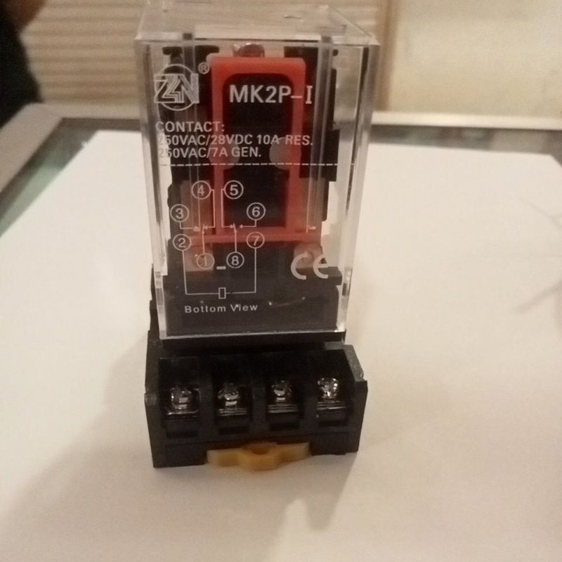 Jual RELAY MK-2P-I 250VAC/28VDC 10A RELAY MK2P-I ZN RELAY+SOCKET MK2P-I 8 PIN 220VAC - 28VDC ...
