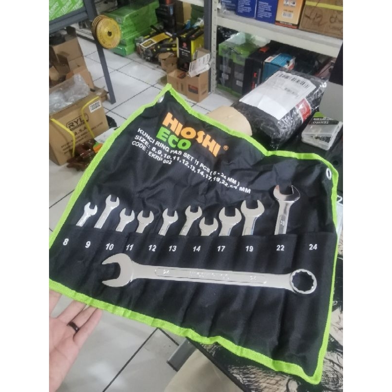 Jual KUNCI RING PAS SET 11pcs Varian TEKIRO | WIPRO | ATS |VELOZ 8-24 (mm) Wrench Combination ...