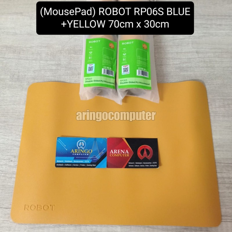 Jual Acc (MousePad) ROBOT RP06S BLUE+YELLOW 70cm x 30cm | Shopee Indonesia