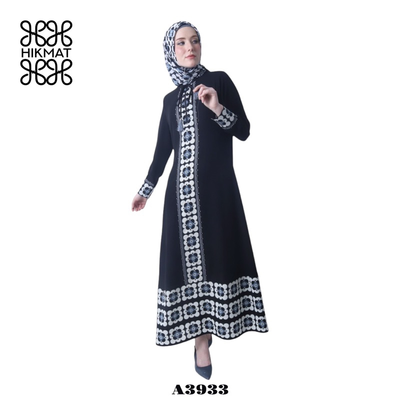 Jual SALE 15% - ABAYA HIKMAT FASHION ORIGINAL A3933 | Shopee Indonesia