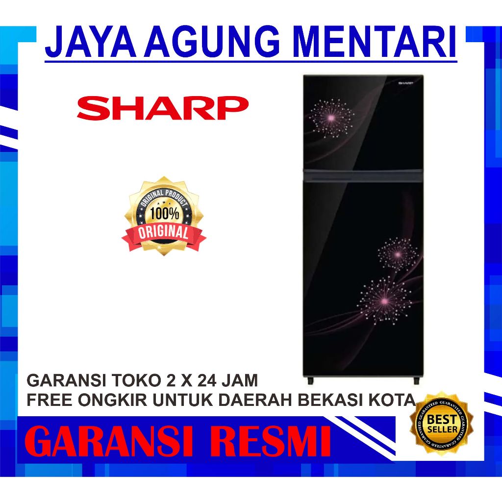 Jual KULKAS SHARP SJ 237 MG 2 PINTU SHARP 237MG | Shopee Indonesia