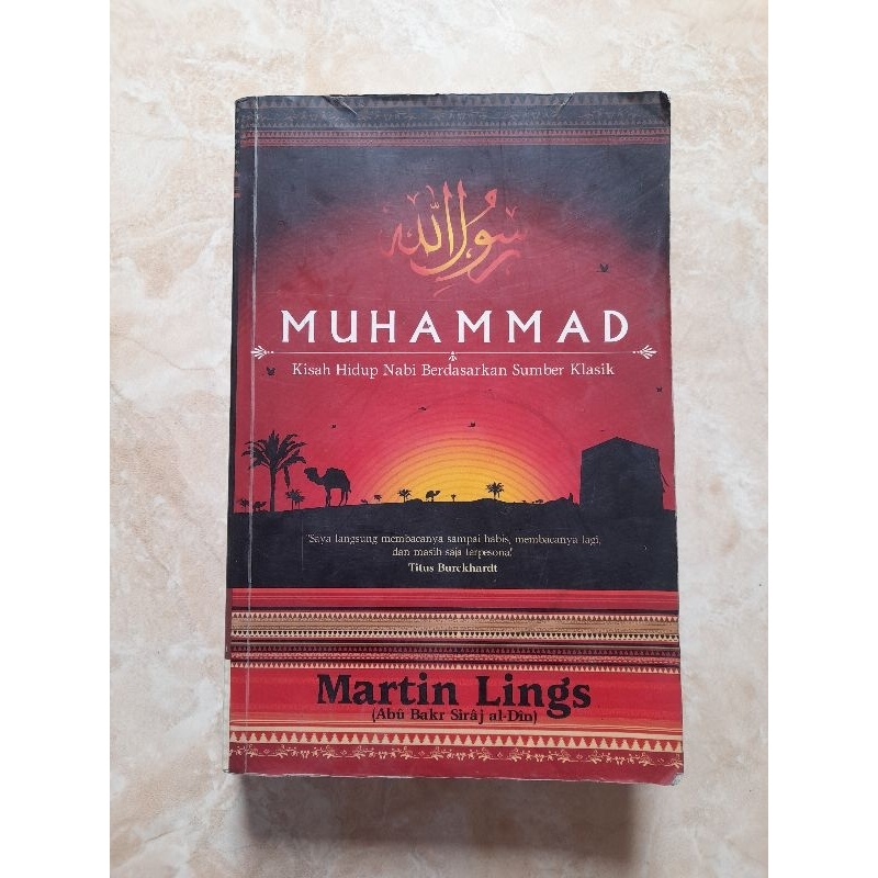 Jual [Original] Buku Muhammad Kisah hidup nabi berdasarkan sumber ...