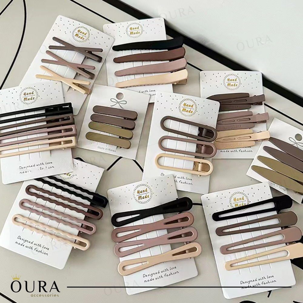 Jual Jepit Poni Korea Satu Set Klip Rambut Jepit Aesthetic Aksesoris ...