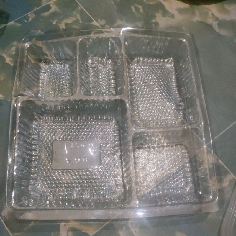 Jual Mika alas box nas 6 sekat uk 20*20(50pcs) | Shopee Indonesia