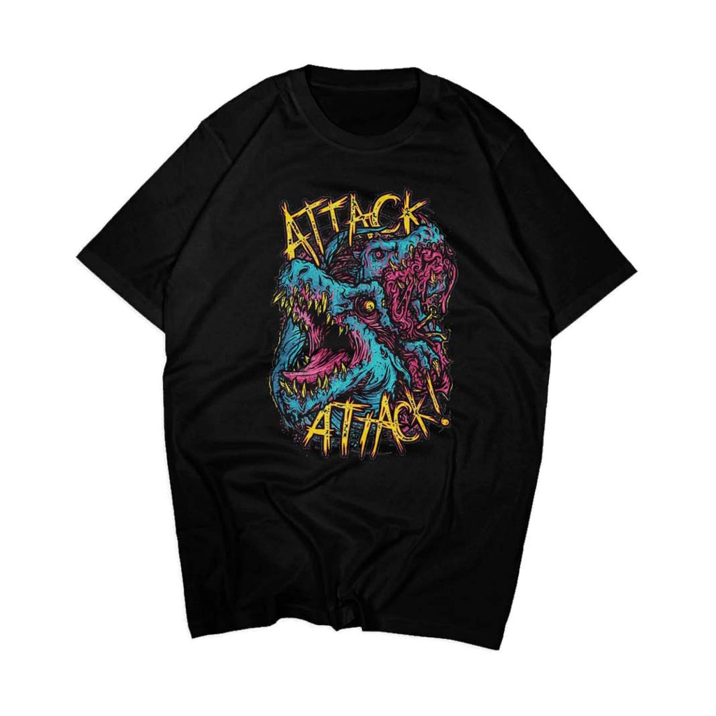 Jual Tshirt Band Attack Attack Black | Shopee Indonesia