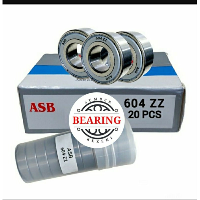 Jual BEARING 604 ZZ & 2RS ASB ORIGINAL DIAMETER (4MM X 12MM X 4MM ...