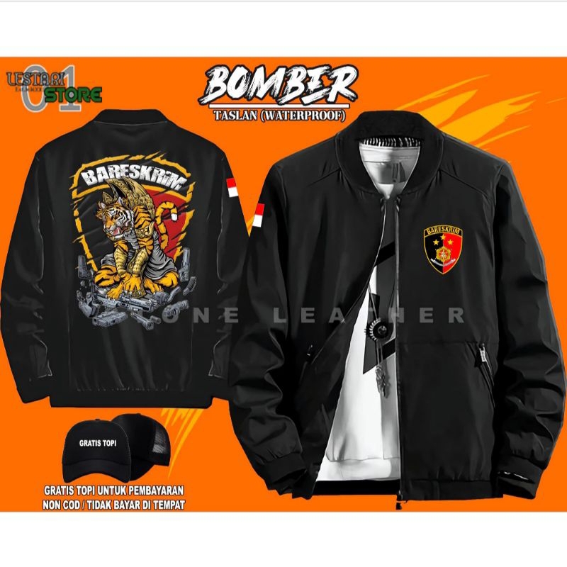 Jual JAKET BOMBER BARESKRIM - HOODIE POLISI BARESKRIM - SWEATER HOODIE ...