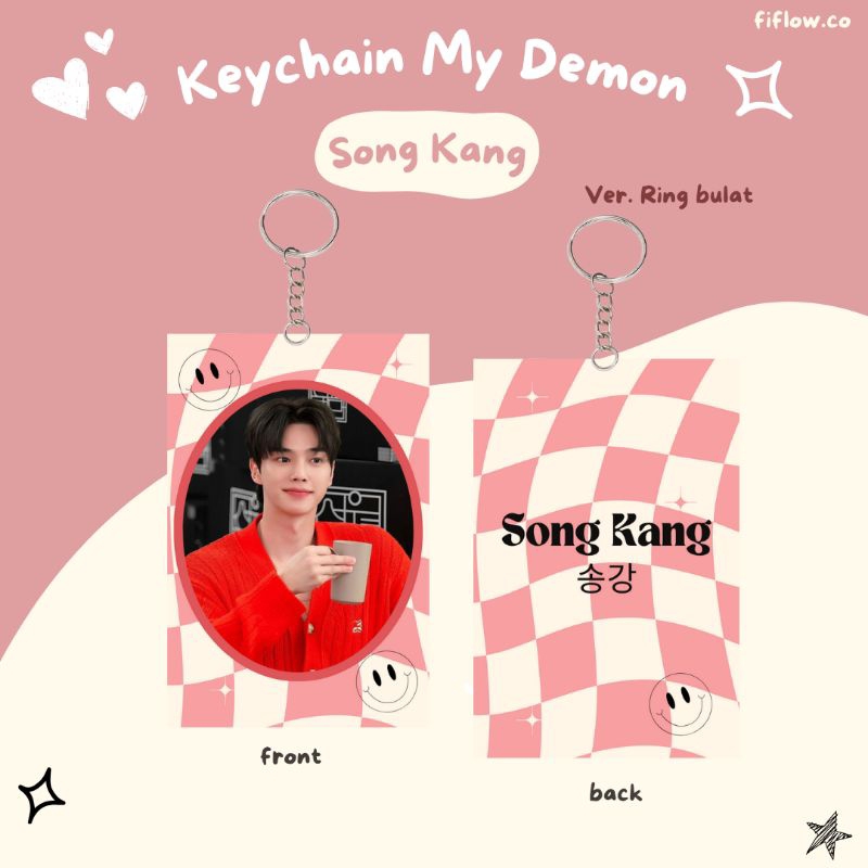 Jual Keychain My Demon Kdrama SongKang | Song Kang Gantungan Kunci My ...