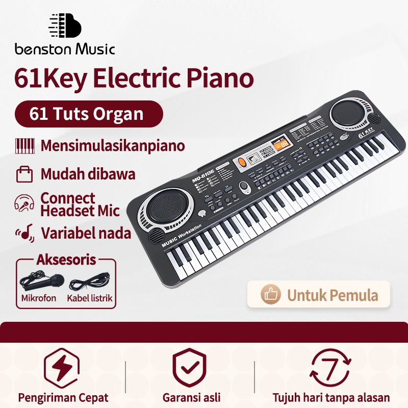 Jual Benston Music- Keyboard Elektronik Anak 61 keyboard, Dirancang ...