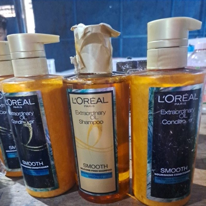 Jual LOREAL PARIS EXTRADIONARY OIL SHAMPO/CONDITIONER 440ML | Shopee ...