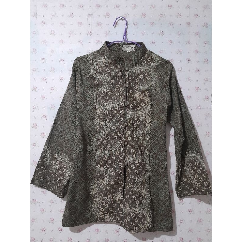 Jual Batik Coklat & Army | Shopee Indonesia