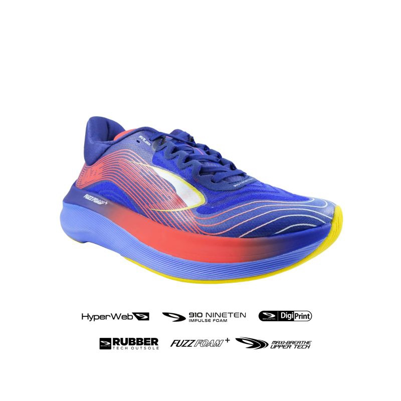 Jual 910 nineten Sepatu lari /Running original HAZE TEMPO/BIRU MERAH ...