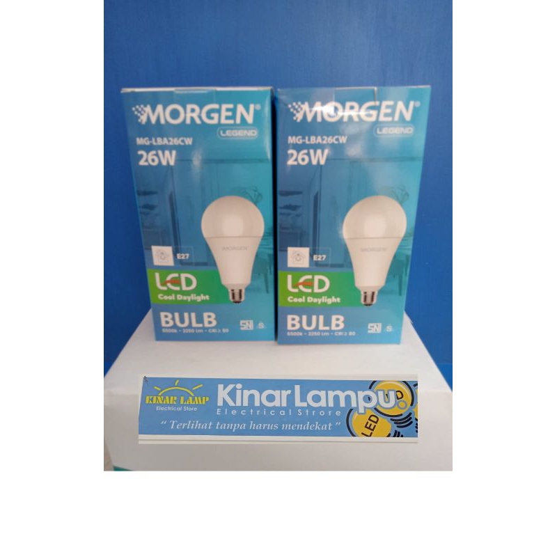 Jual LAMPU LED BULB 26 WATT MORGEN LEGEND | Shopee Indonesia