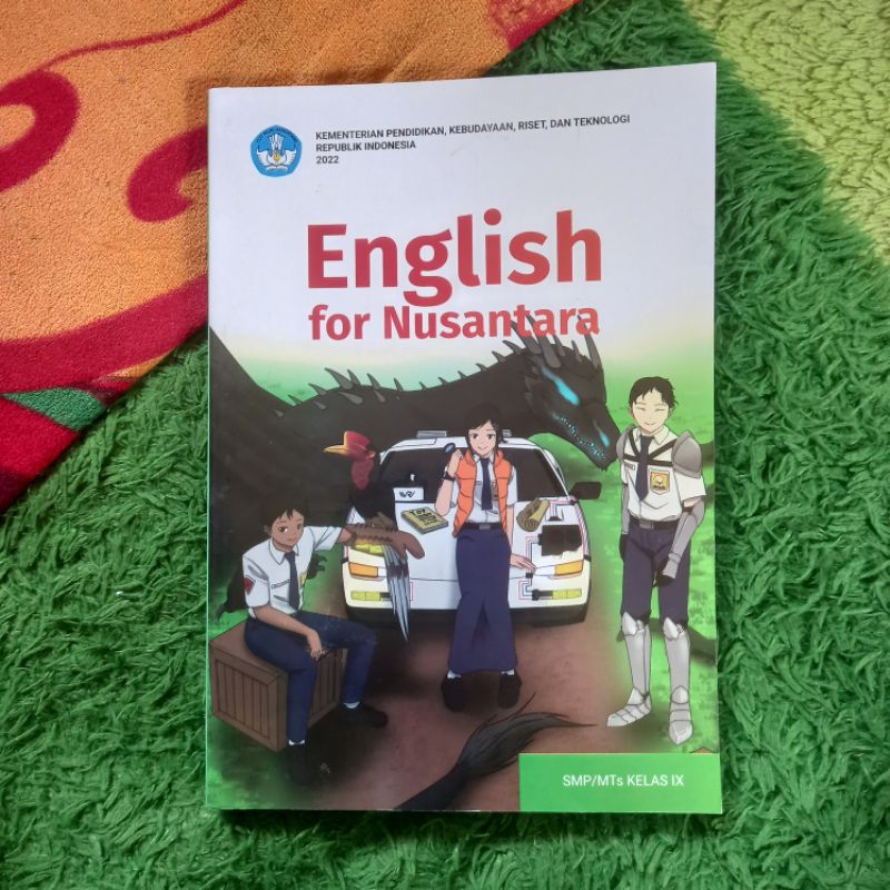 Jual ORIGINAL BUKU BAHASA INGGRIS KELAS 9 SMP/MTS ENGLISH FOR NUSANTARA KURIKULUM MERDEKA ...