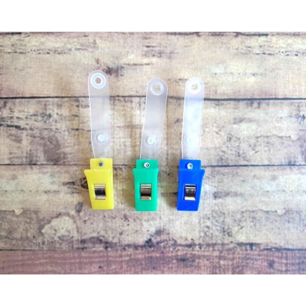 Jual Jepit Id Card Warna bahan Plastik - Jepit Buaya - Jepitan ID Card ...