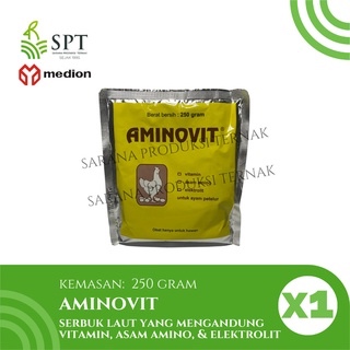 Jual MEDION AMINOVIT 250G OBAT VITAMIN AYAM | Shopee Indonesia