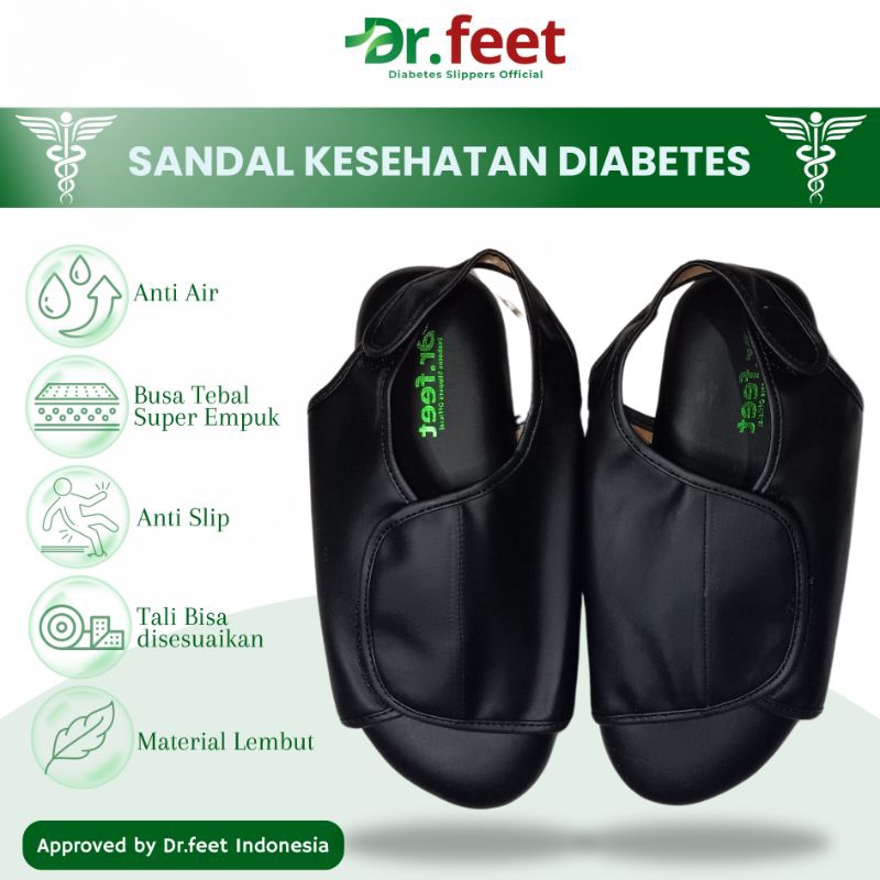 Jual Sandal Diabetes Dr.feet Sandal Kesehetan Diabetes Super Empuk ...