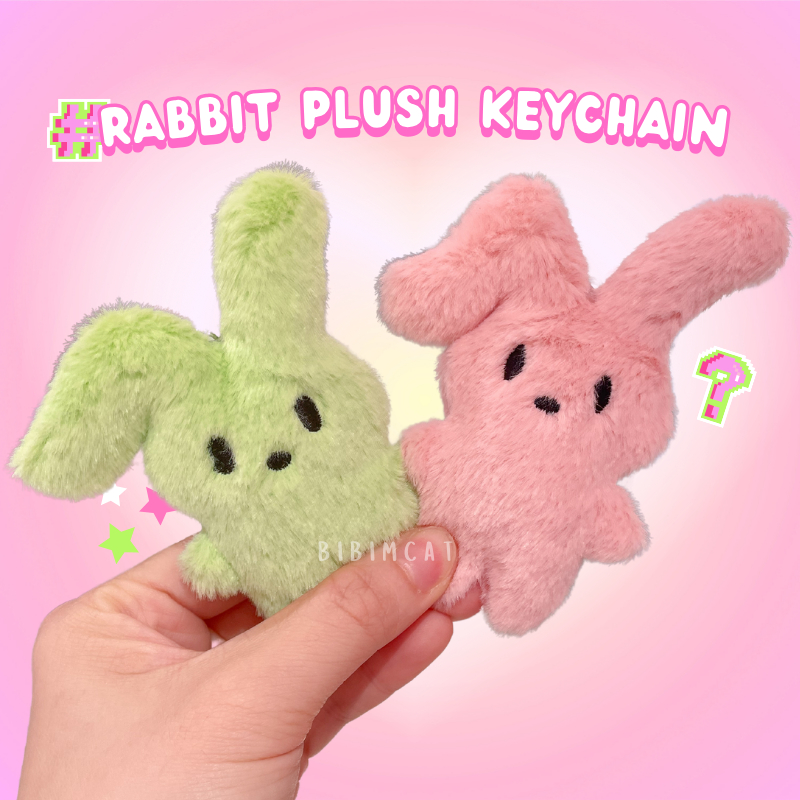 Jual Alien Rabbit Plush Keychain / Gantungan Kunci Boneka Kelinci ...