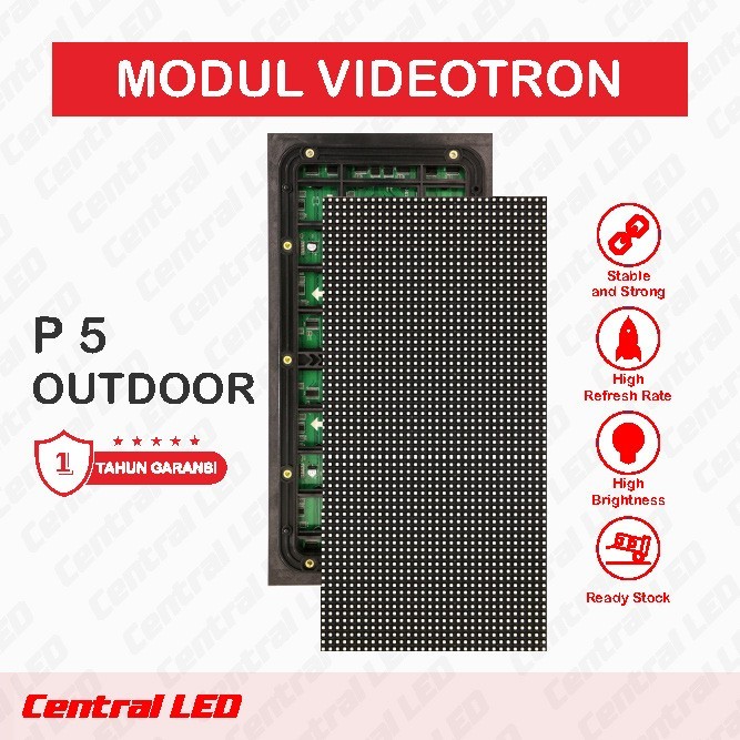 Jual MODULE/PANEL VIDEOTRON P5 OUTDOOR - CENTRAL LED | Shopee Indonesia