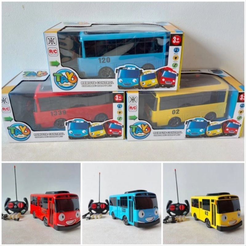 Jual RC Bus Tayo Musik Remote Control Batre Cas - Bis Remot Kontrol Anak | Shopee Indonesia