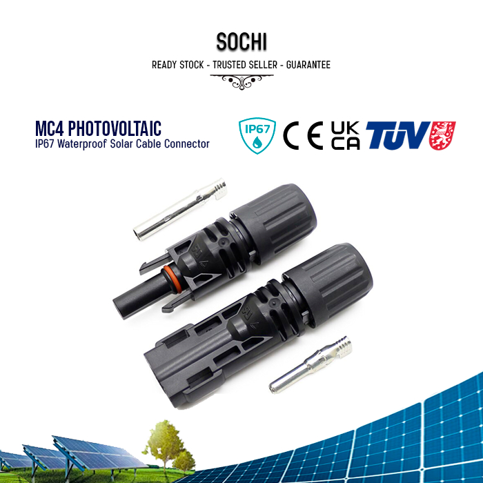 Jual PV MC4 Soket Konektor 1000V Panel Surya IP67 | Shopee Indonesia
