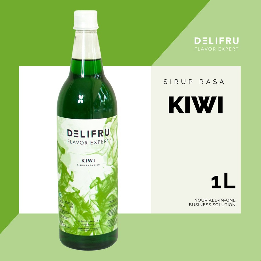 Jual Syrup Kiwi Delifru 1 Liter - Sirup Buah Kiwi Premium | Shopee ...