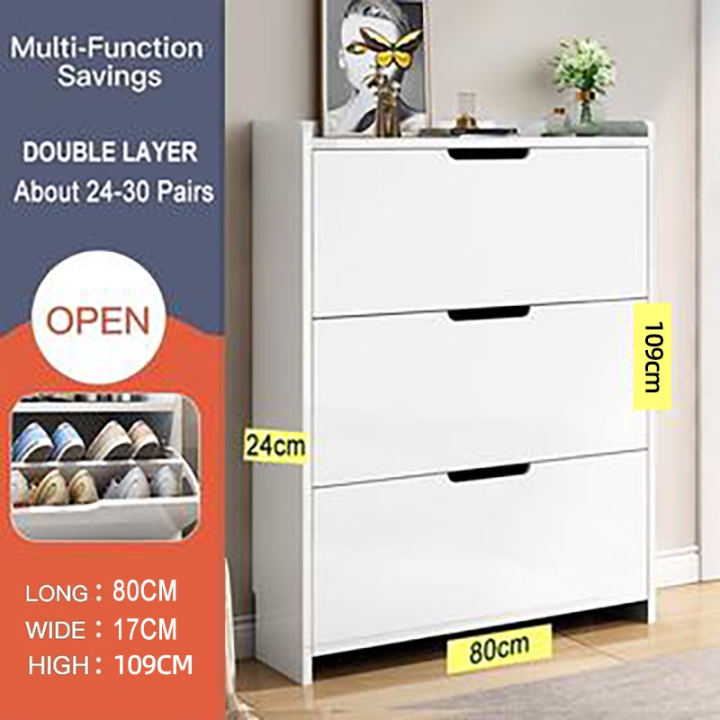 Jual Lemari Sepatu Shoe Cabinet Rack Multilayer Rak Sepatu tertutup ...