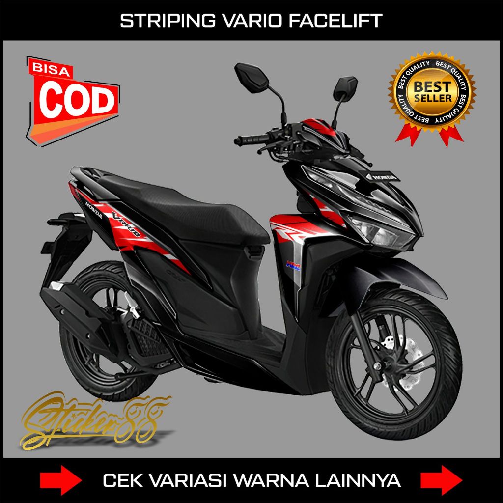 Jual STICKER STRIPING HONDA VARIO NEW 125 - 150 / 2019 - 2022 / GRAFIS ...
