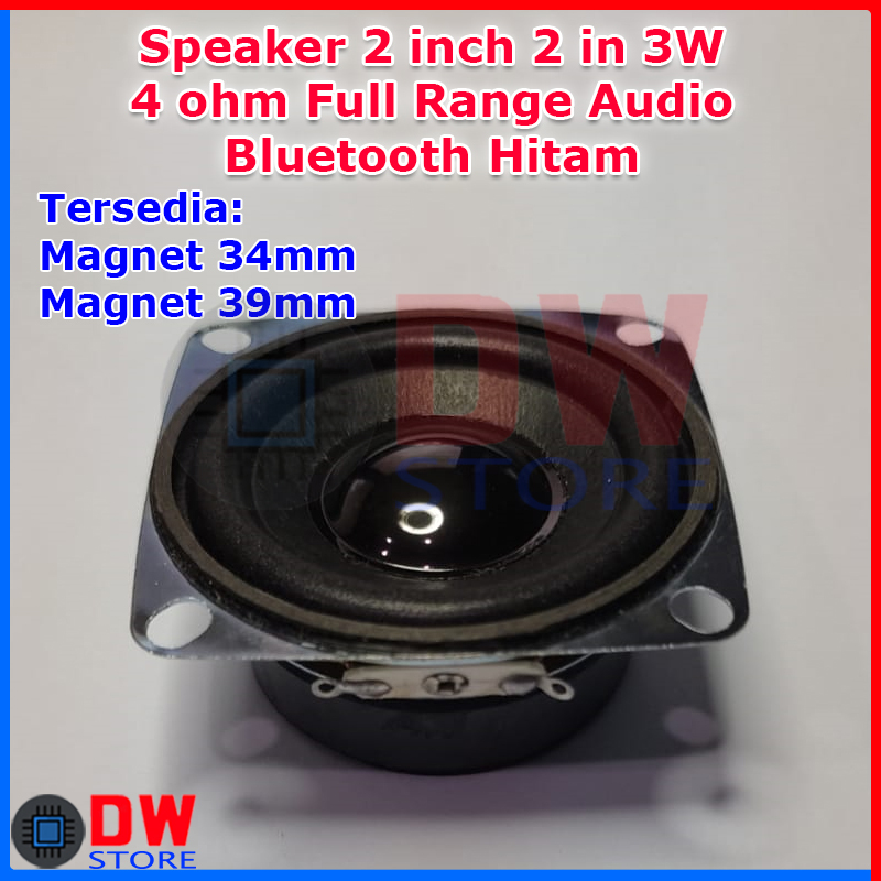 Jual Speaker 2 inch 2 in 3W max 5W 4ohm Full Range Audio Bluetooth ...