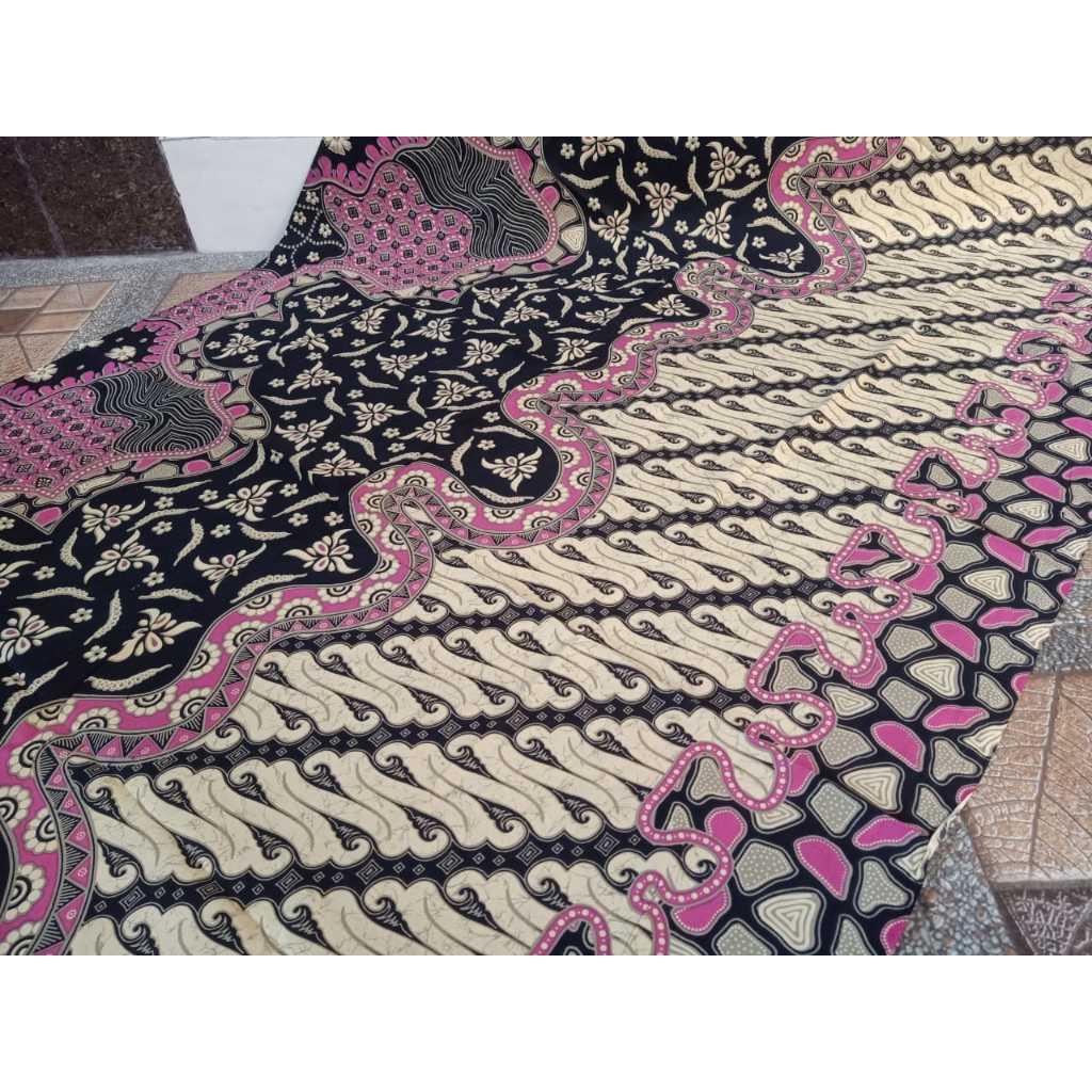 Jual Kain Batik SOLO motif galaran parang kembang | Shopee Indonesia