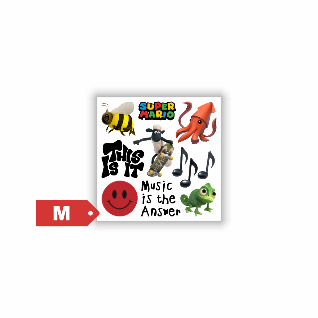 Jual mini sticker sheet aesthetic deco y2k kidcore cute thence ...