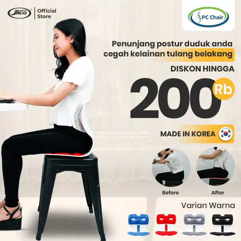 Jual Kursi Anti bungkuk Terapi Saraf Terjepit Postur Corrector Chair ...