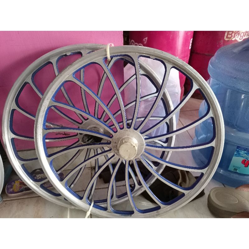 Jual Velk velg roda sepeda kipas ukur 20 ring 20 Sepasang Rim Wheelset ...