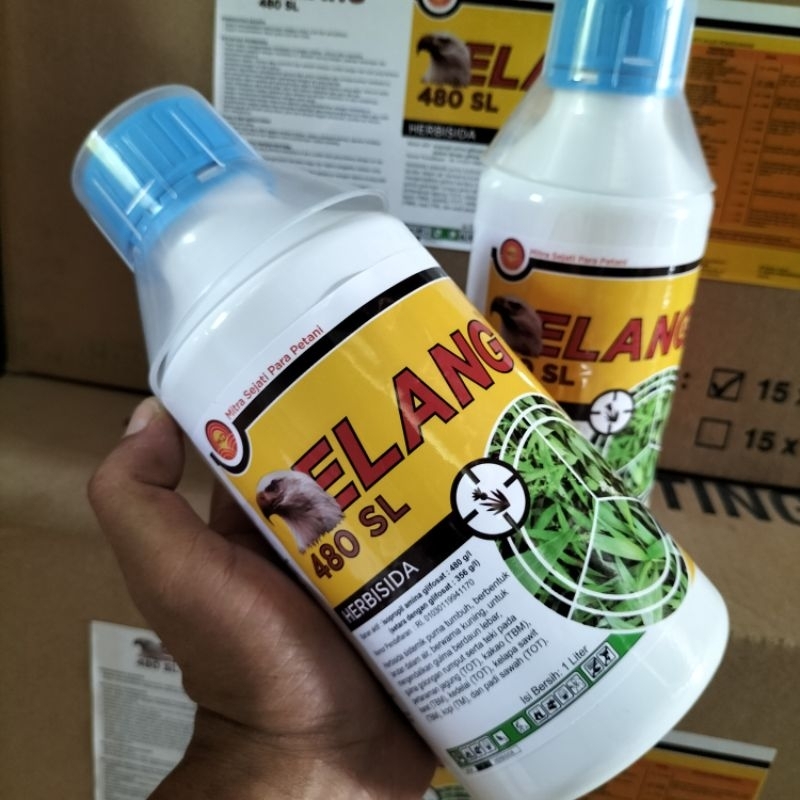 Jual Obat Rumput Herbisida Elang 480 SL 1 Liter Pembasmi Rumput Tuntas ...