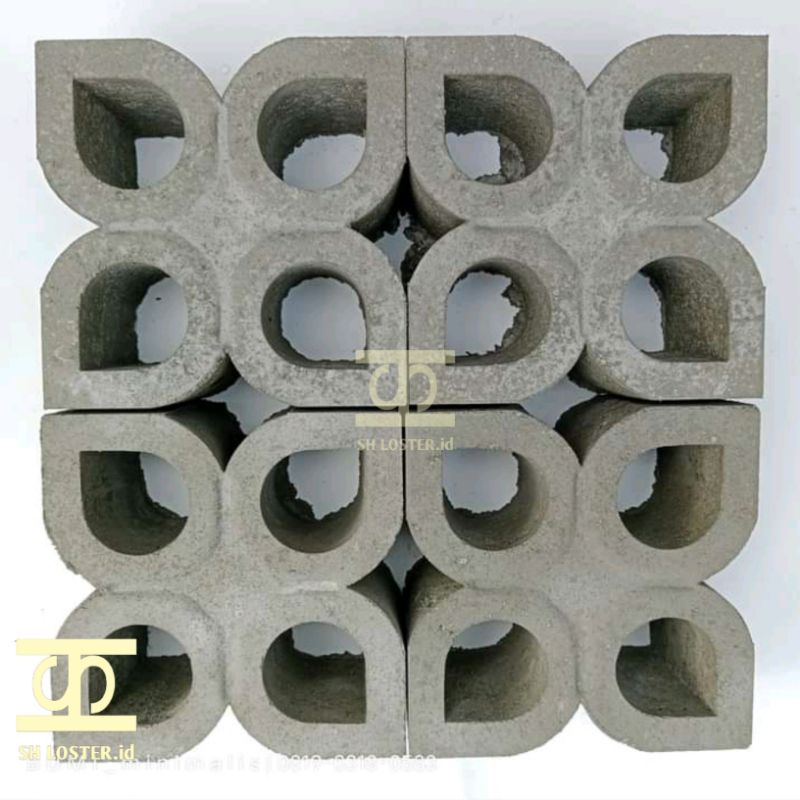 Jual roster beton minimalis motif bunga bali | Shopee Indonesia