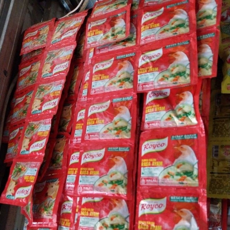 Jual Royco saset 1 Renceng isi 12 pc rasa ayam atau sapi | Shopee Indonesia