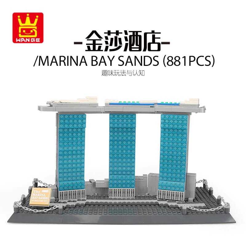 Jual Brick Wange Merlion Series - Marina Bay Sands - Mainan Balok ...