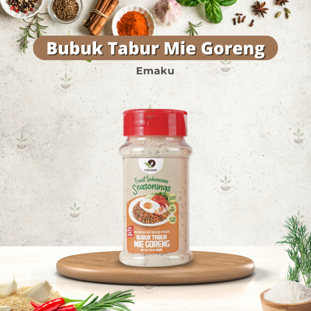 Jual Emaku Bubuk Mie Goreng 60gr Non MSG - Bumbu Rasa Mie Goreng ...