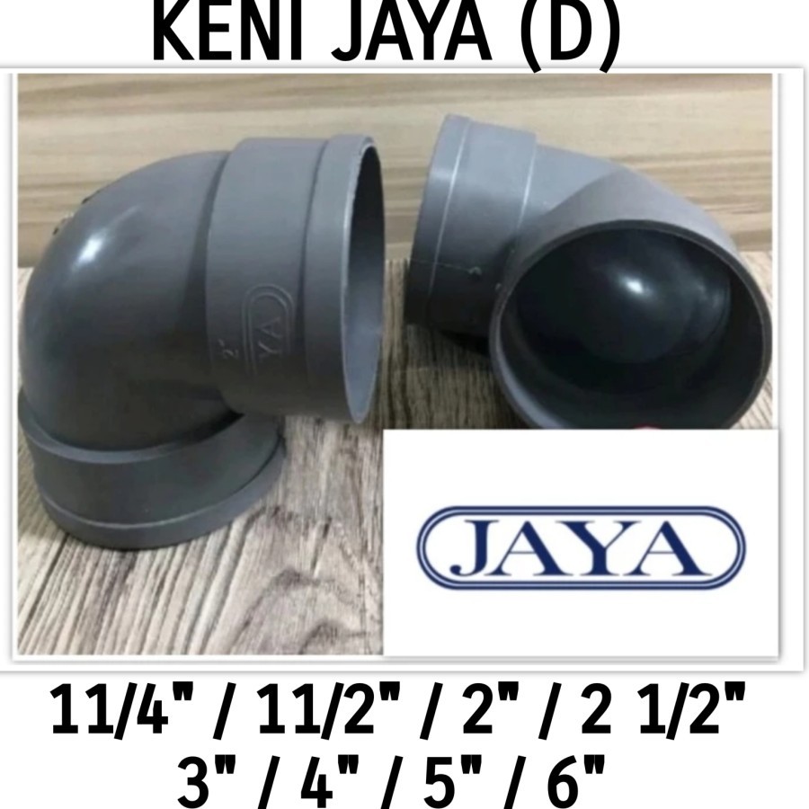 Jual SAMBUNGAN L/Knee /KENI/ PVC Jaya 2” - 3” DV Elbow L PVC | Shopee Indonesia