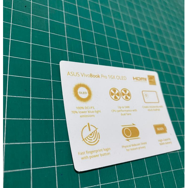 Jual Stiker Spesifikasi Laptop Asus Vivobook Pro 16X OLED | Shopee ...