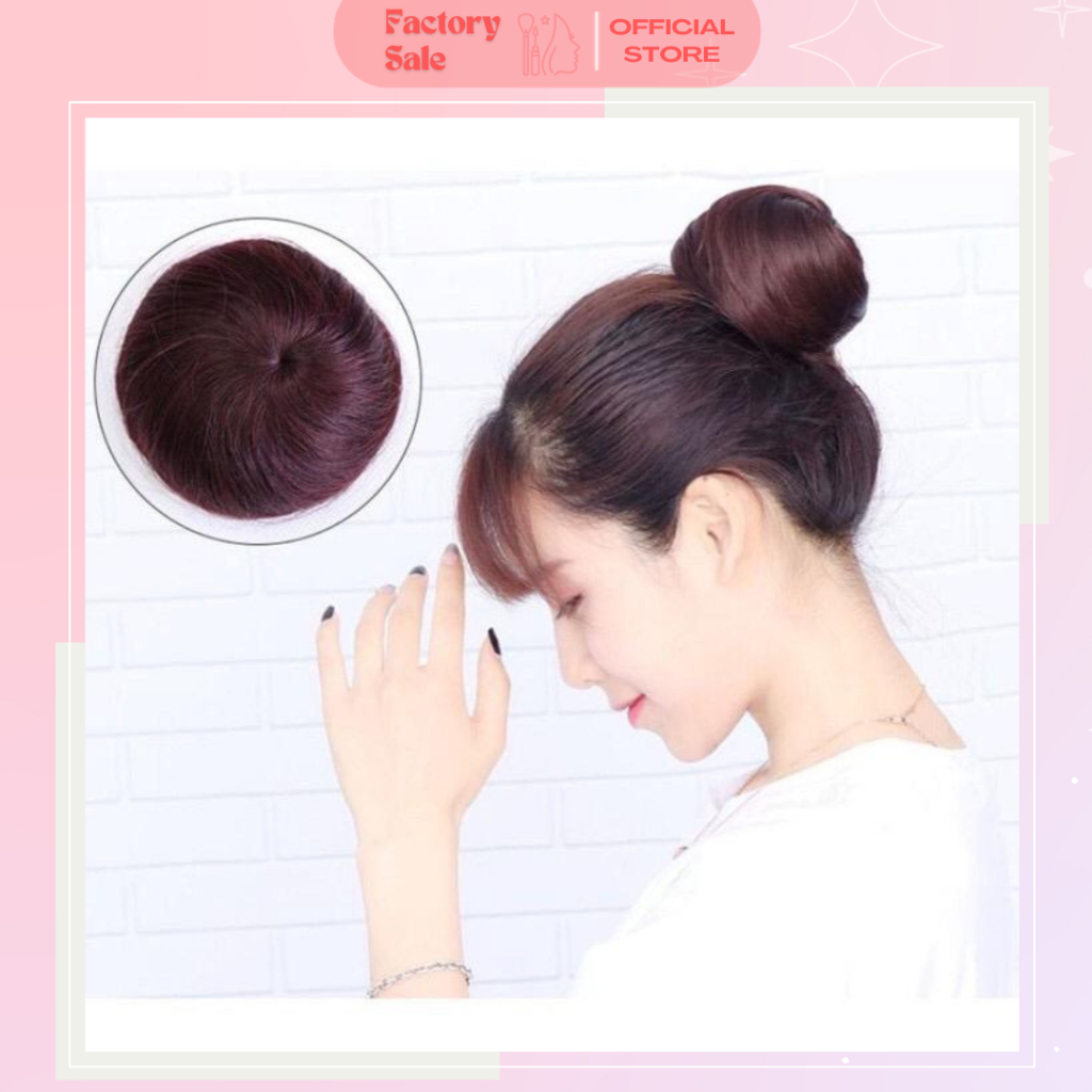 Jual Aksesoris Rambut/ Jepit Cepol Rambut Palsu/ Sanggul Cepol Rambut ...