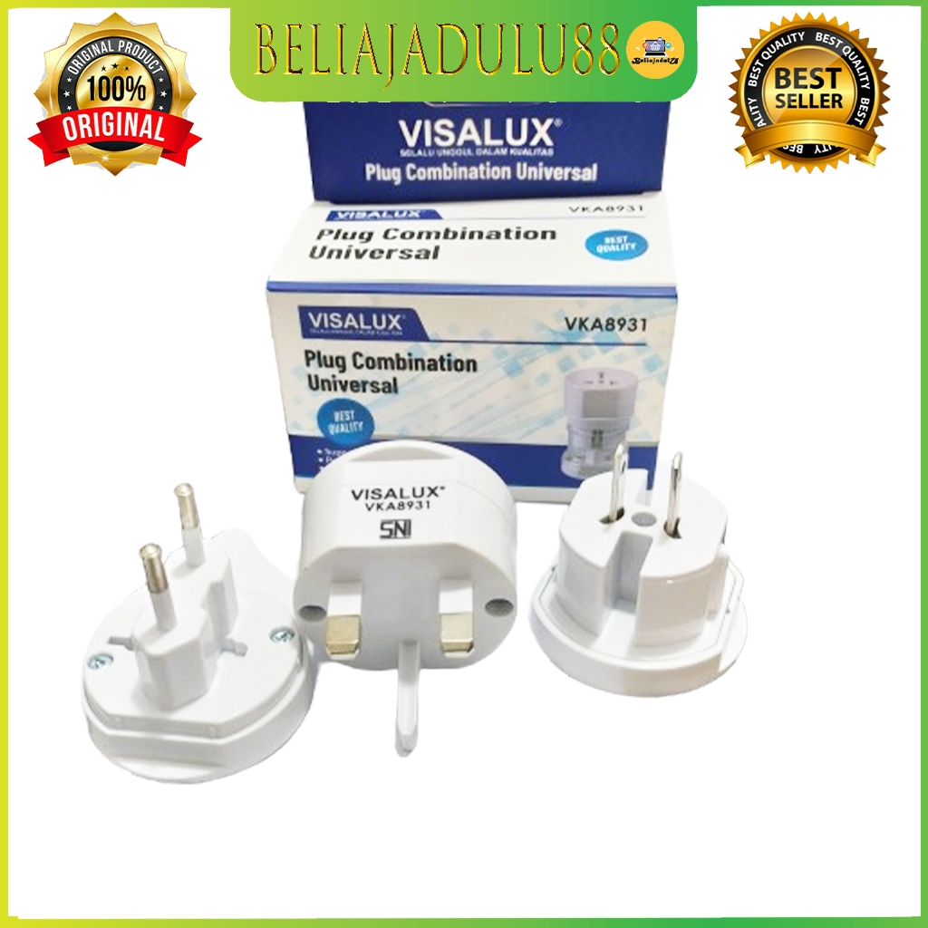 Jual Beliajadulu88 Colokan Universal Plug Combination Universal Travel Adaptor VKA8931 VISALUX ...